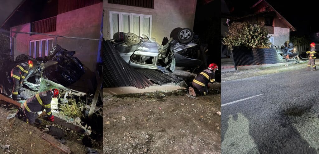 A intrat cu mașina în gardul și cutia de gaz-metan ale unui imobil din ...
